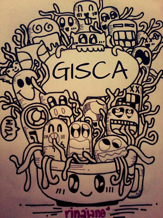 Cute Doodle Art With Name